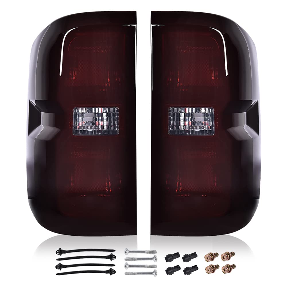 Amazon.com: G-PLUS Tail Light Compatible with Chevy Silverado 2014-2019 ...