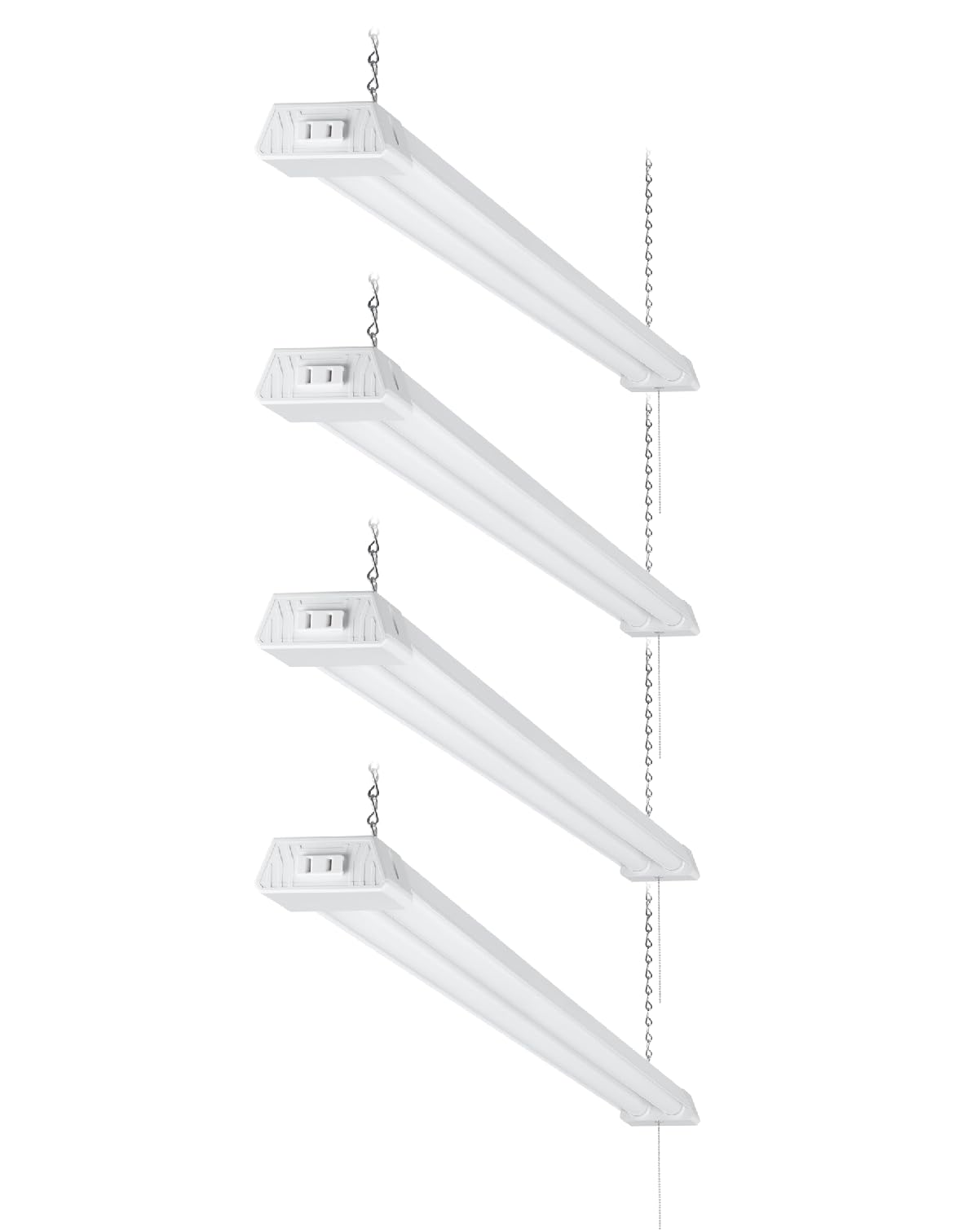 LEONLITE LED Shop Light 4FT, Deep Reflector, 40W 5000K Daylight ...