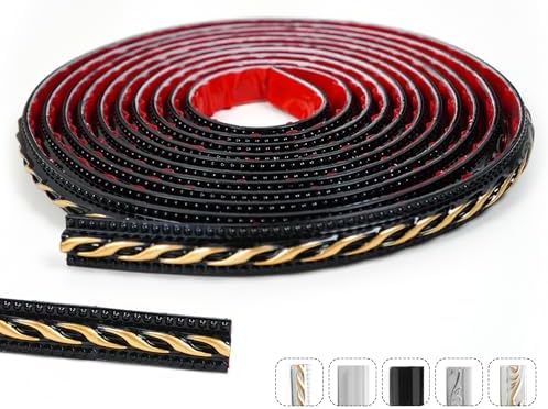 Amazon.com: W&S Peel and Stick Flexible Chair Rail Molding Wall Trim ...