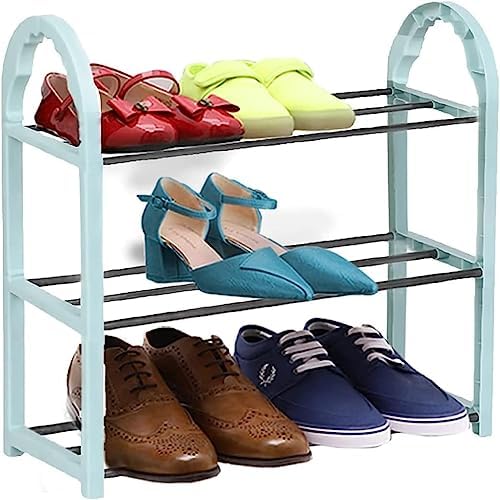 DUZZBEE 3 -Tier Shoe Rack Organizer - Quick Assembly - No Tools ...