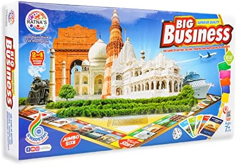 TOYZTREND Ratna's Big Business Monopoly Board Game with Plastic Money ...