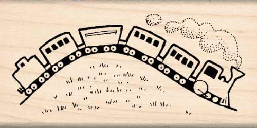 Amazon.com: Stamps by Impression Train Rubber Stamp : Arts, Crafts & Sewing