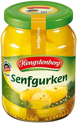 Amazon.com : Hengstenberg Senfgurken, 12.50 Ounce : Dill Pickles ...
