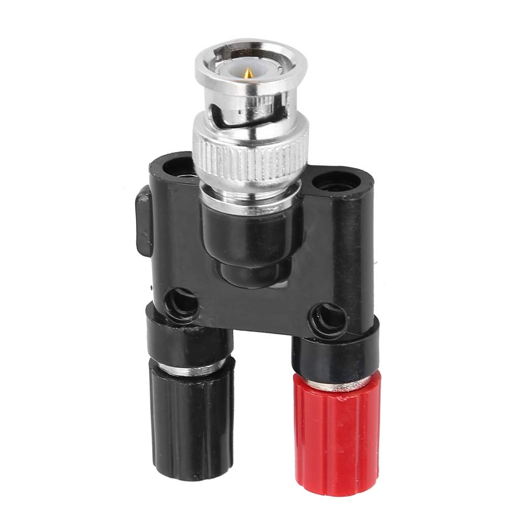Dioche BNC Male Plug to 4mm Dual Banana Male Jack Socket Binding Post ...