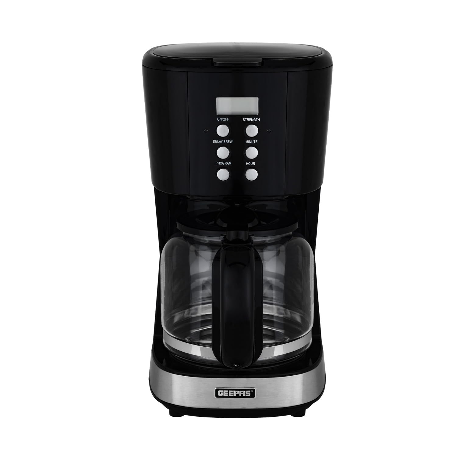 GEEPAS 1.5L Filter Coffee Machine | 900W Programmable Drip Coffee Maker ...