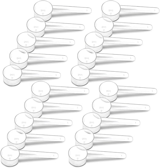 Amazon.com: 20 Measuring Spoons Set with Short Handle - 1 Teaspoon (5 ...