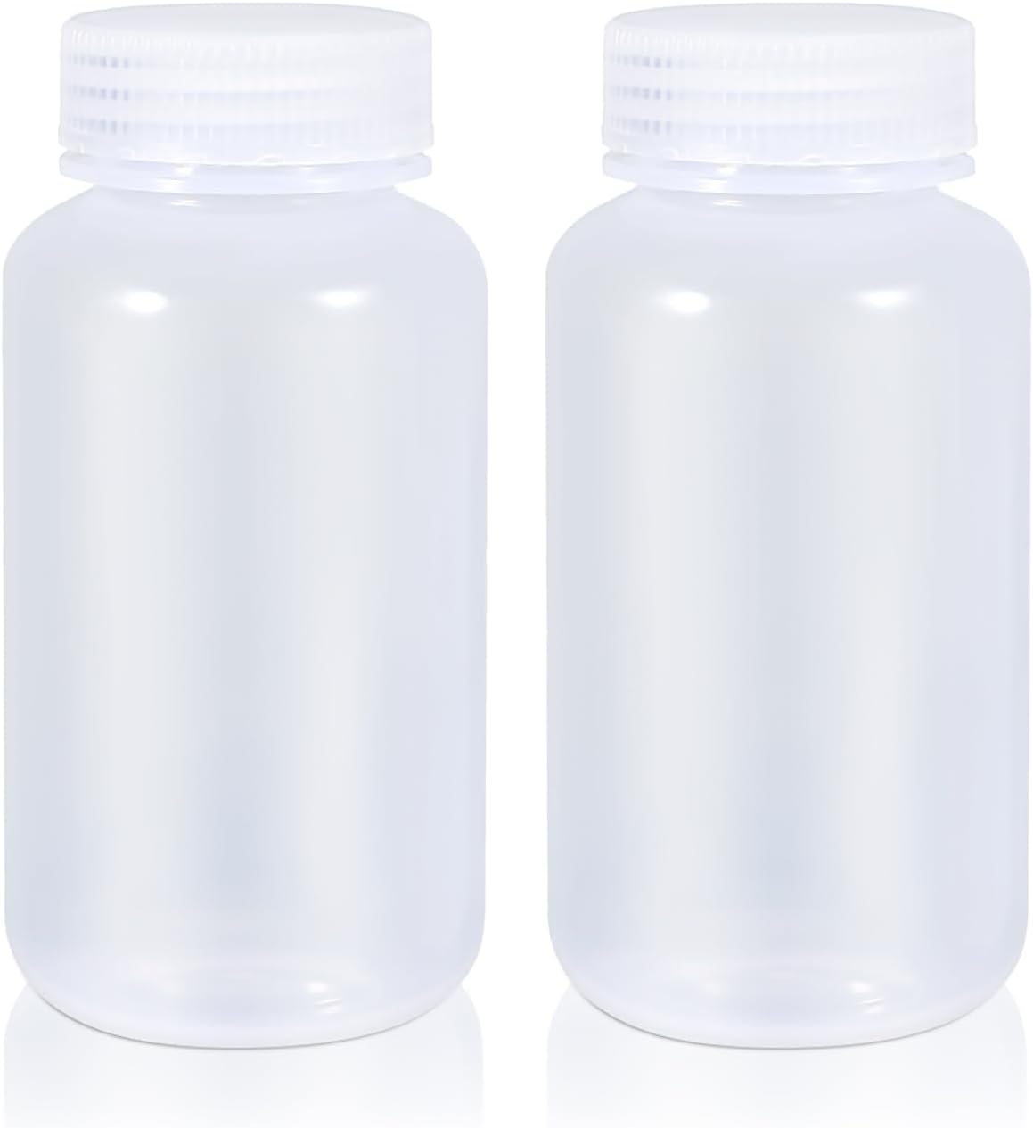 Amazon.com: uxcell 2Pcs 250ml Plastic Wide Mouth Laboratory Reagent ...