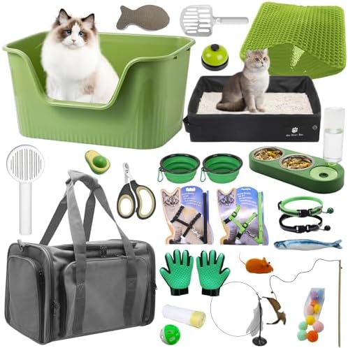 Amazon.com : PullCrease 38 Pcs Kitten Supplies Starter Kit Cat ...