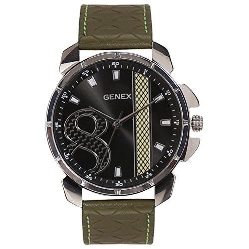 Genex Analog Black Dial Mens Watch-Gx-2025 : Amazon.in: Fashion
