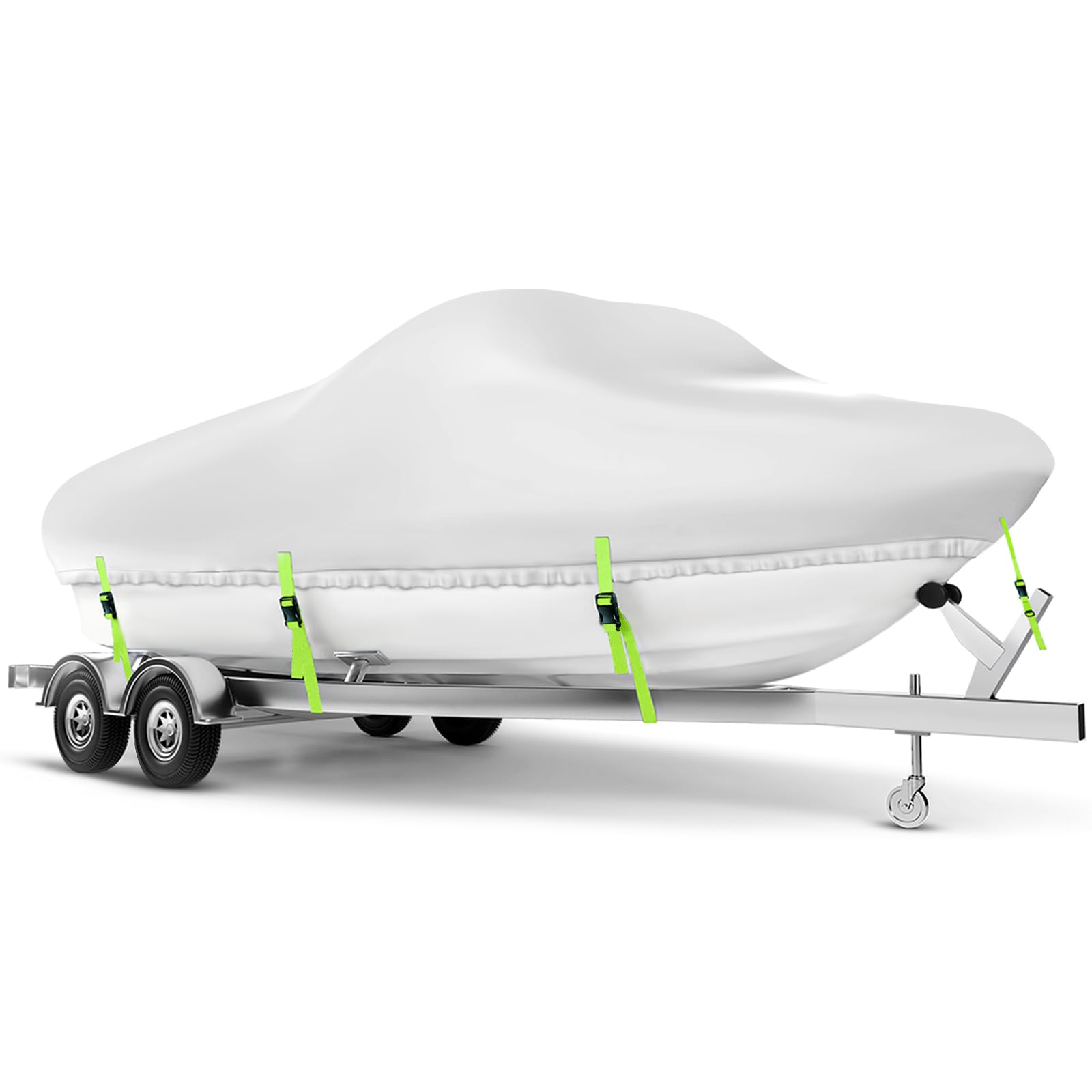 Boat Cover 24-26 ft, Waterproof 900D Heavy Duty Boat Cover, PU Marine ...