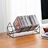 Amazon.com: MyGift 3 Slot Modern Matte Black Metal Wire CD Storage ...