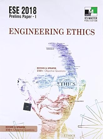 Buy ESE 2018 Prelims Paper 1 - Engineering Ethics Book Online at Low Prices in India | ESE 2018 ...