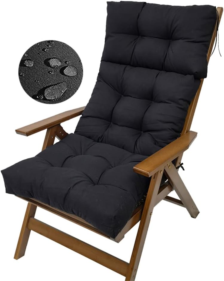Amazon.com: SEAHOME Waterproof Tufted Patio Cushion, Outdoor High Back ...