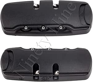 Candado de combinación de 3 dígitos YF21185 para veliz de viaje, con ...