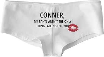 Amazon.com: Funny Falling for Conner: Basic Bella Hotshort White ...