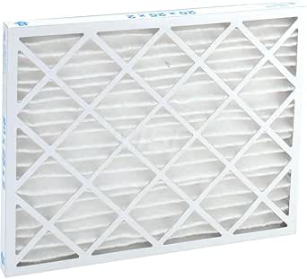 PRO SOURCE 20x25x2" MERV 13 Wire-Backed Pleated Synthetic Media Air ...