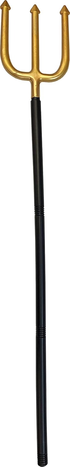 Amazon.com: 4-Piece Mermaid King Triton Pitchfork Costume Accessory ...