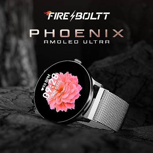 Fire-Boltt Ace Luxury Phoenix AMOLED Stainless Steel Smart Watch 36 ...