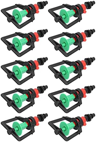 Amazon.com : 10Pcs Drip Irrigation Spray Heads, 360° Micro Rotary ...