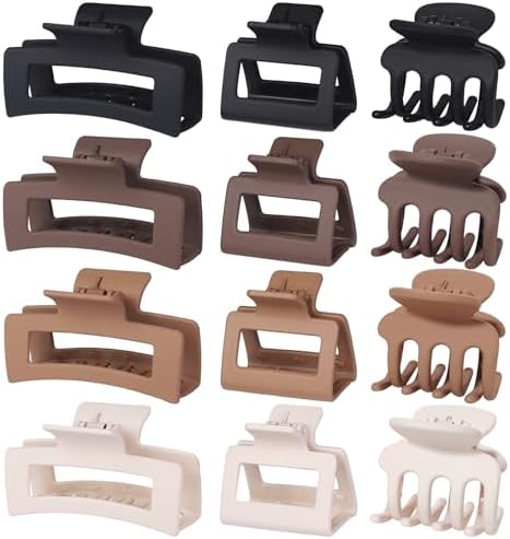 Amazon.com: SMKSL 3 Styles Hair Clips for Women: Small, Medium, Big ...