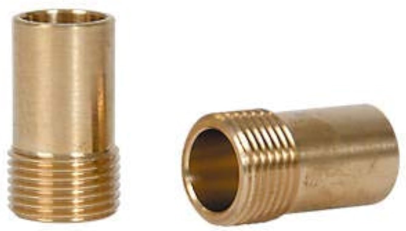 GROHE Pair of Adaptors for UK Fittings - 15mm Compression by 3/8 Inch ...