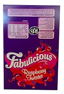Amazon.com : RJ's Fabulicious Raspberry Twister 1kg Unwrapped 90 Twist ...