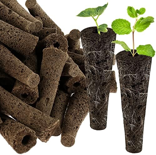 Nyidpsz 100 Pack Hydroponic Grow Sponges for Indoor Gardening ...