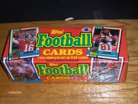 1990 Topps Football Factory Sealed Complete Set (528 Cards) at Amazon's ...