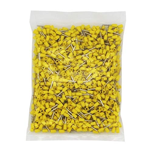 Davitu 1000pcs/Pack E1510 Insulated Cord End Terminal Crimp Terminal ...