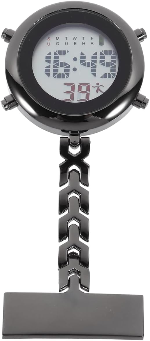 Amazon.com: POPETPOP Nurse Watch Digital Clip-on Fob Watch with Alarm ...