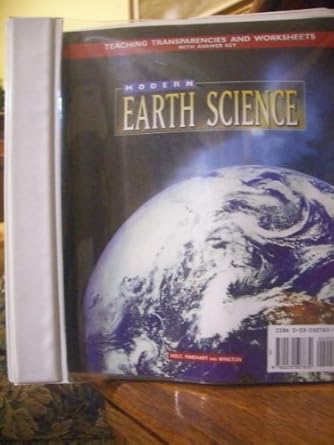 Modern Earth Science.teaching Transparencies and Worksheets with Answer ...