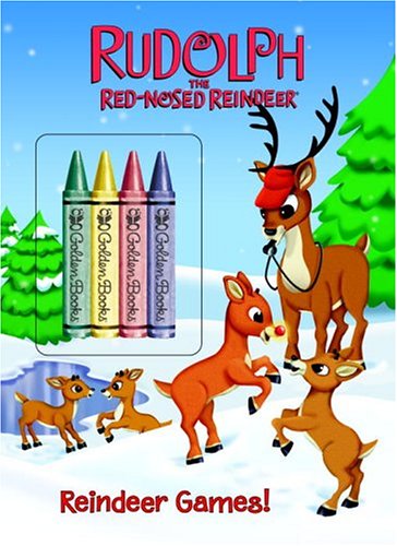 Reindeer Games! Coloring Book (Color Plus Chunky Crayons) : Golden ...
