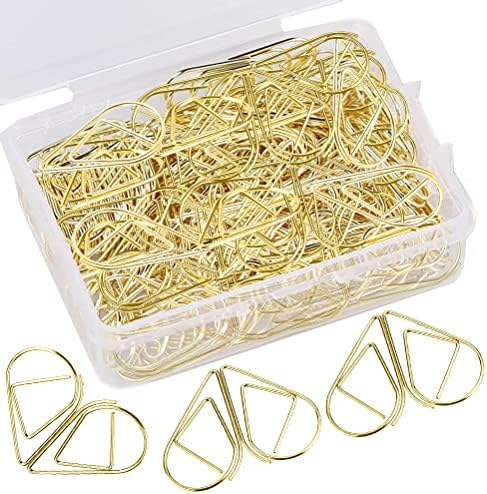 AOBETAK Trombones Bureau Métal Acier Inoxydable Or Goutte D'eau Mignon ...