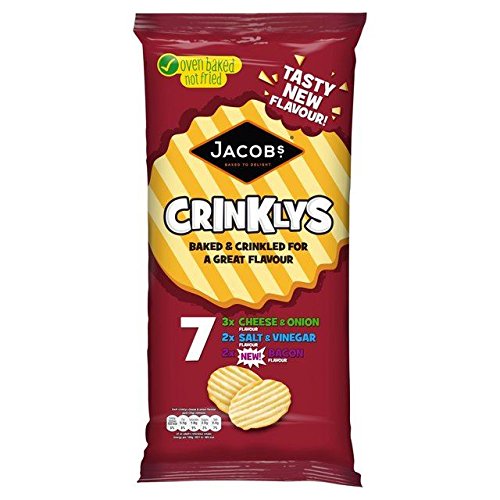 Amazon.com: Jacob's Crinkly Variety Pack 25g x 7 per pack