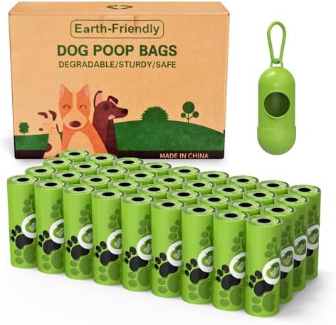 Amazon.com: DHville Dog Poop Bags, 540 Count Leak Proof Pet Waste Bags ...