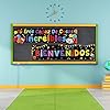 Amazon.com: 2 Pieces Bienvenidos Sign Spanish Welcome Banners Spanish ...