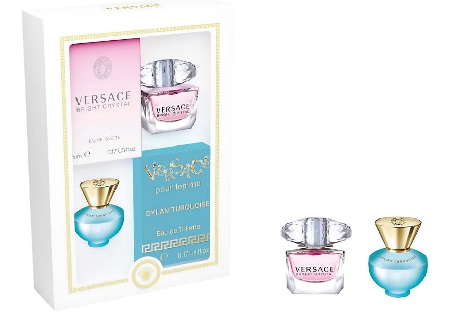 Amazon.com : Versace Perfume For Women Mini Duo Set - Bright Crystal ...