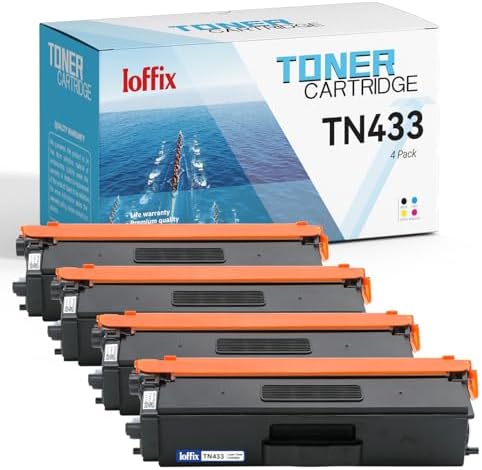 Amazon.com: Ioffix TN433 TN-433 Toner Cartridges Replacement for ...