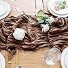 Amazon.com: Wokceer Cheesecloth Table Runner Thanksgiving Brown 10FT ...