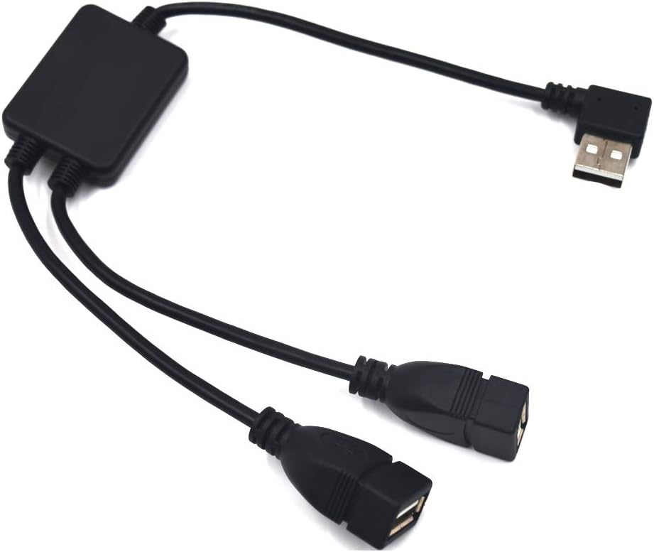 Amazon.com: Kework Micro USB 5 Pin Splitter, 30cm Left Angle Micro USB ...