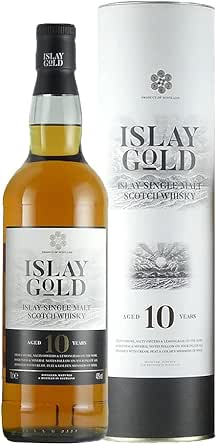 Amazon.co.jp: スローライフ ウイスキー スコッチ アイラ シングルモルト アイラゴールド 10年 40度 700ml 箱入り ...