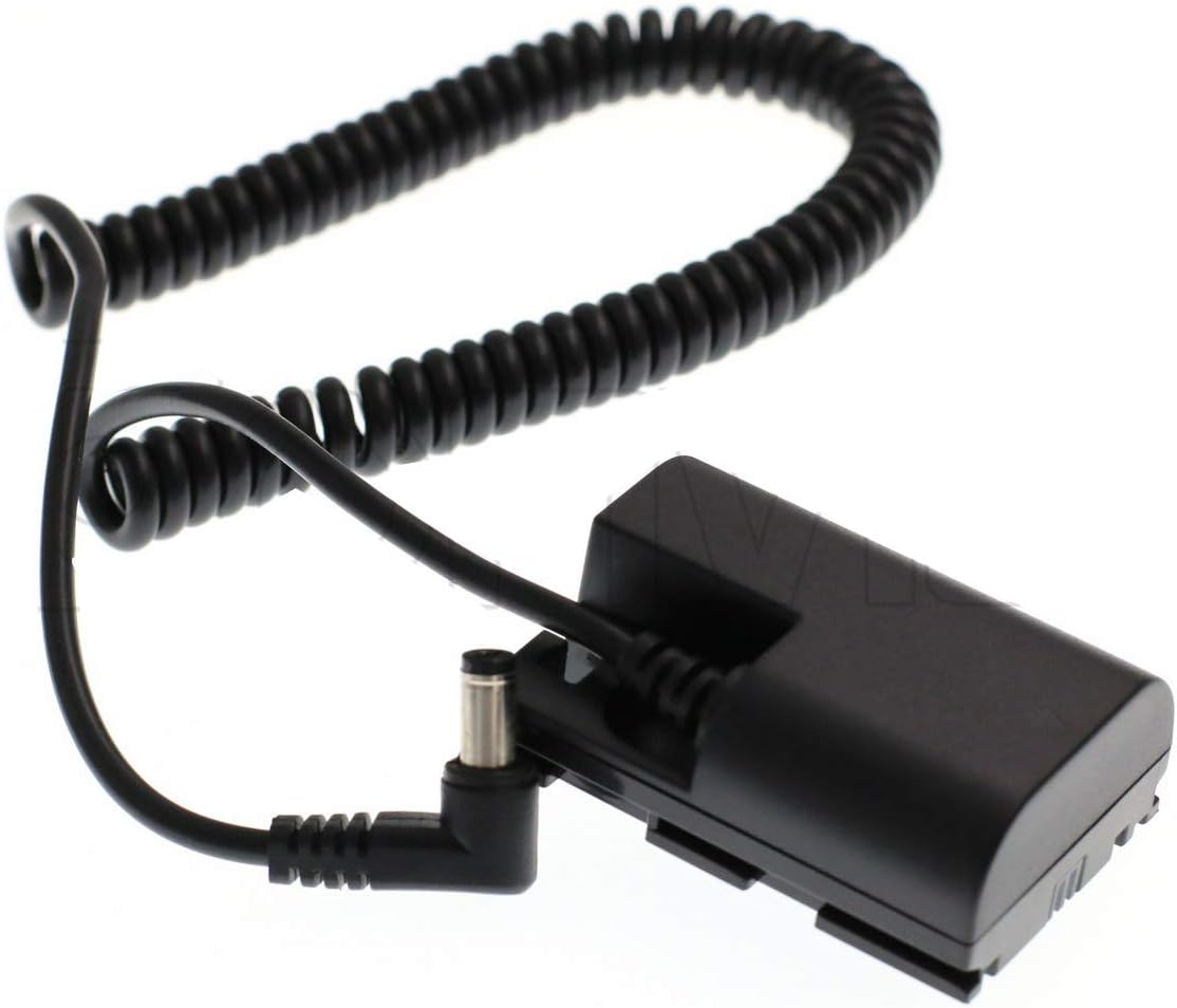 Amazon.com : Eonvic DC LP-E6 Dummy Battery Adaptor Power Coiled Cable ...