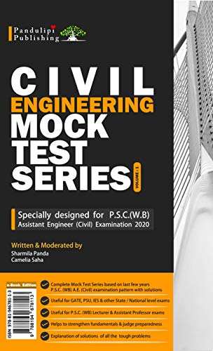 CIVIL ENGINEERING MOCK TEST SERIES (VOLUME 1): Specially Designed MCQ ...
