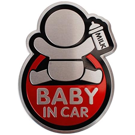 Auto Aufkleber Baby in Car Baby on Board Car Tattoo Reflective Tuning ...