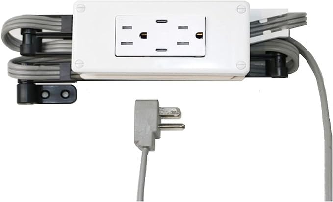 Amazon.com: USB-C Compact in-Drawer Outlet Docking Station (2) USB- C ...