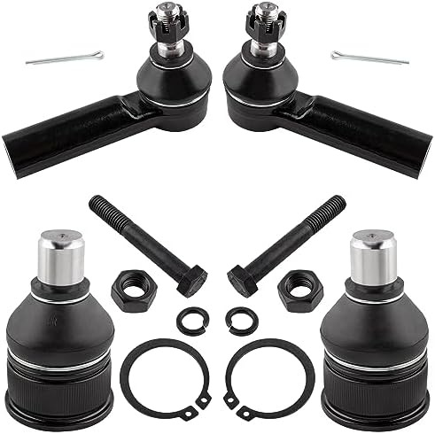 Amazon.com: BOXI 4pcs Front Ball Joints Tie Rod Ends Fit for Ford ...
