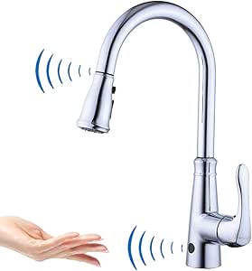 Touchless Kitchen Sink Taps Sensor Automatic Sensor Kitchen Sink Mixer ...