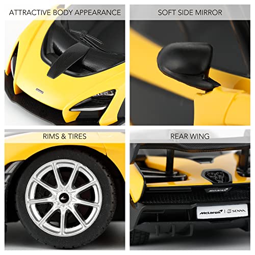 RASTAR 1:24 McLaren Senna Remote Control Car, McLaren Senna Toy Car for ...
