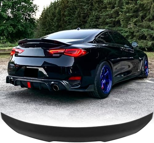 Amazon.com: ABS Rear Spoiler Big Wings for 2017-2022 Infiniti Q60/Q60S ...