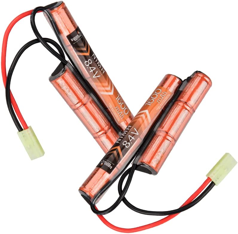 Amazon.com: Lancer Tactical Airsoft Battery NIMH 8.4V Compatible with ...